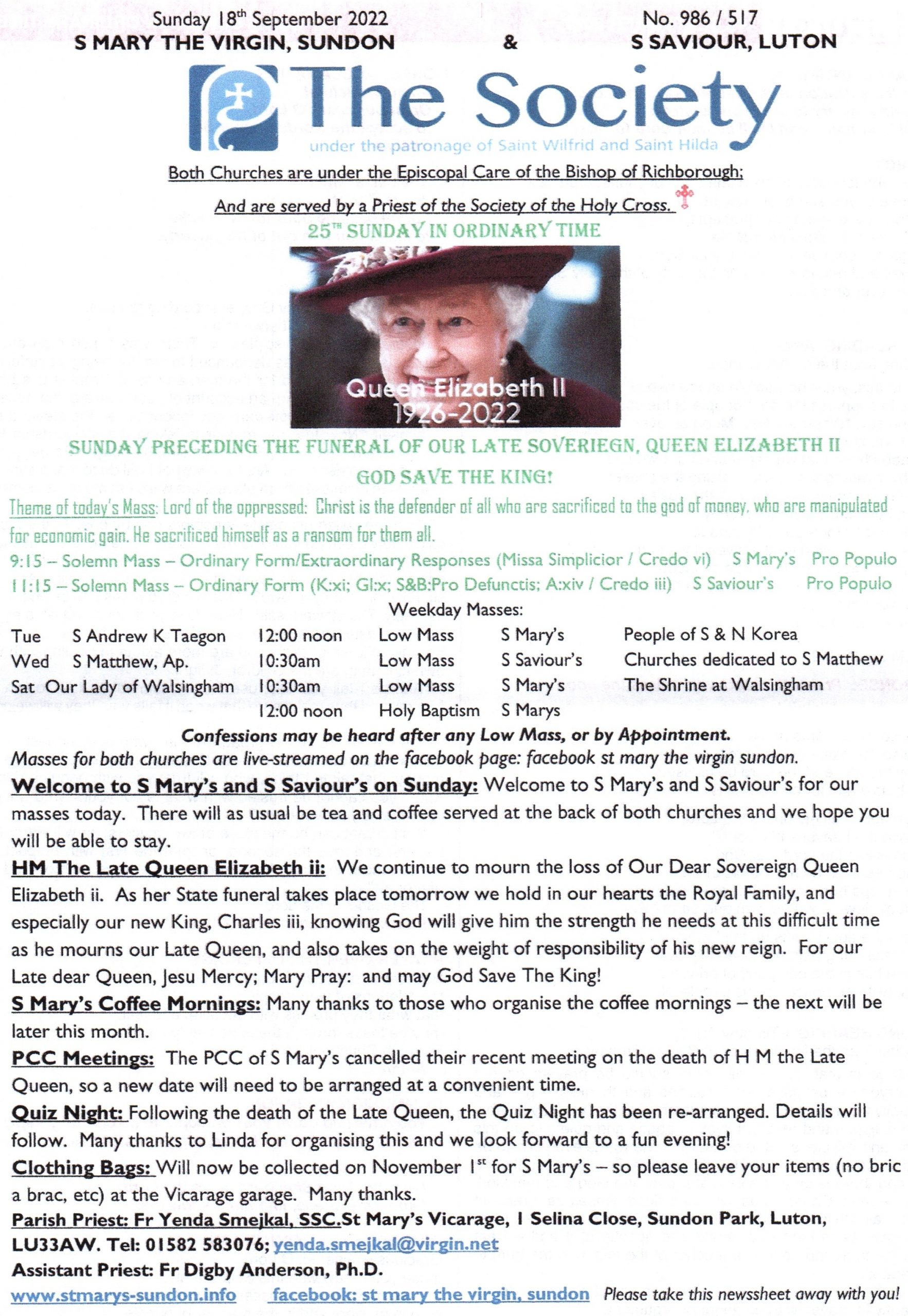 St Mary's Church Sundon – The Parish Church of Upper & Lower Sundon ...