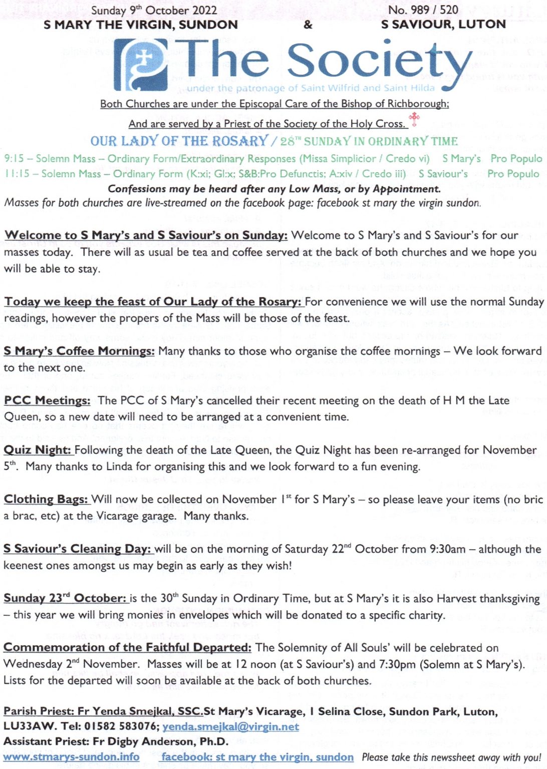 St Mary's Church Sundon – The Parish Church of Upper & Lower Sundon ...