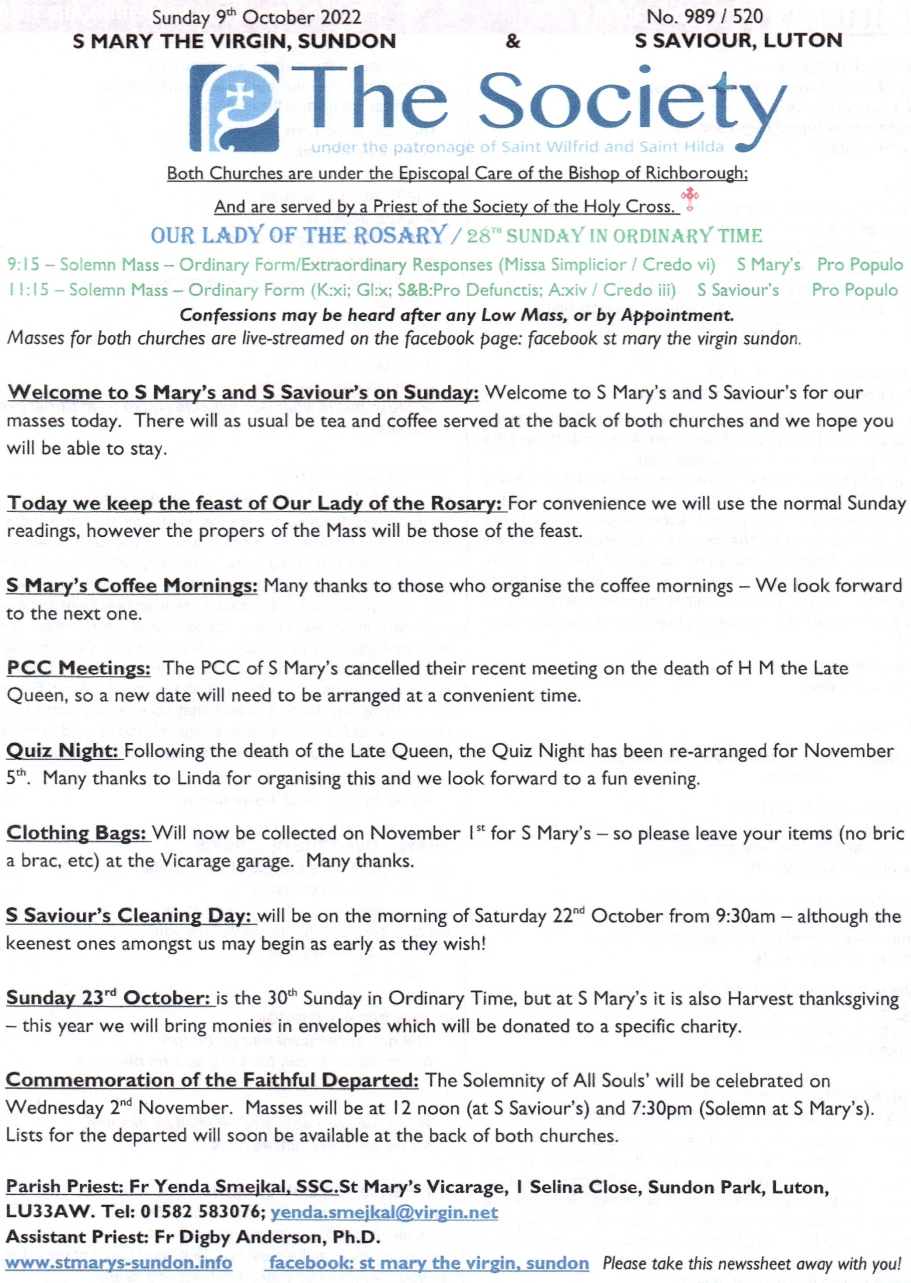 St Mary's Church Sundon – The Parish Church of Upper & Lower Sundon ...