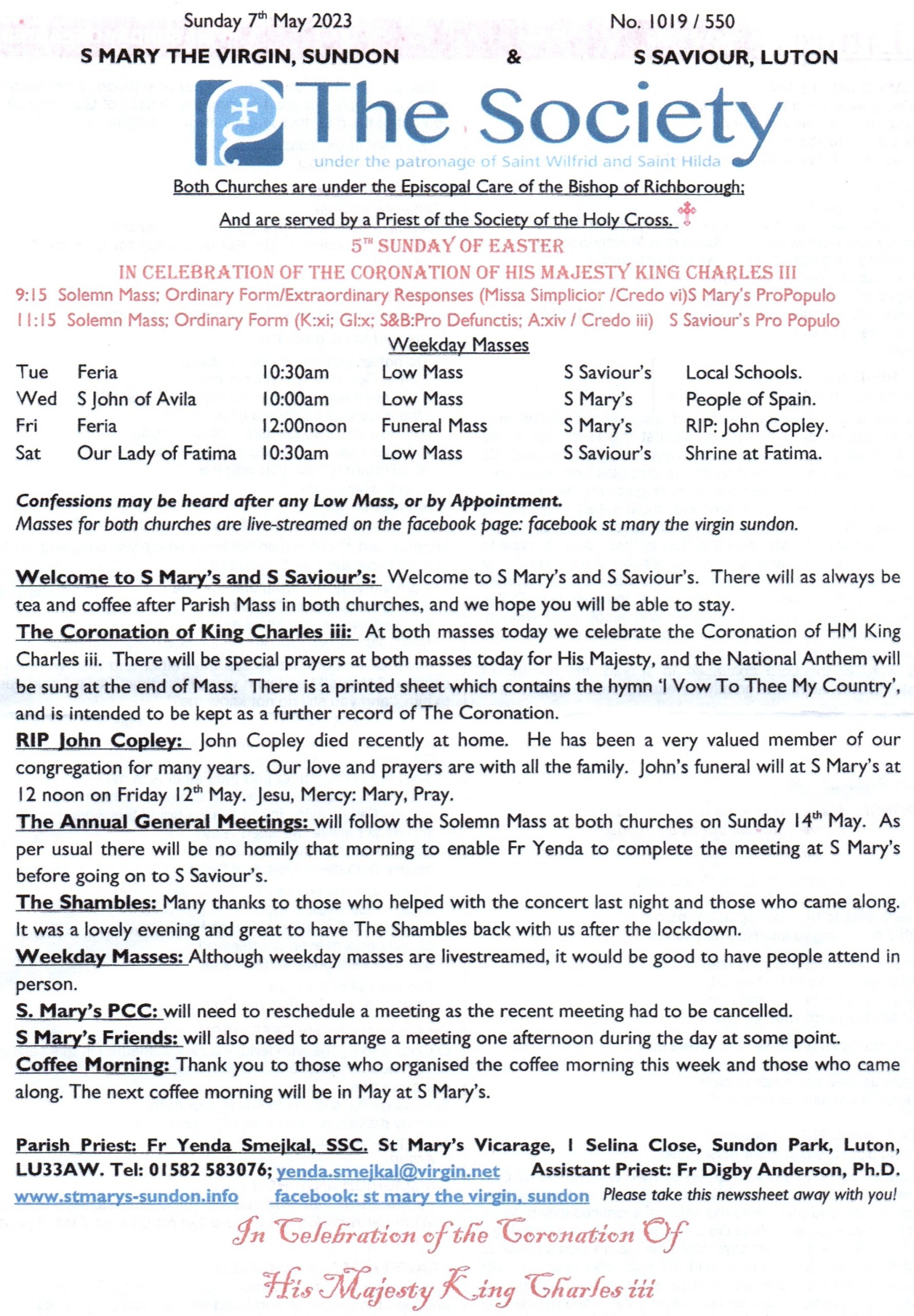 St Mary's Church Sundon – The Parish Church of Upper & Lower Sundon ...