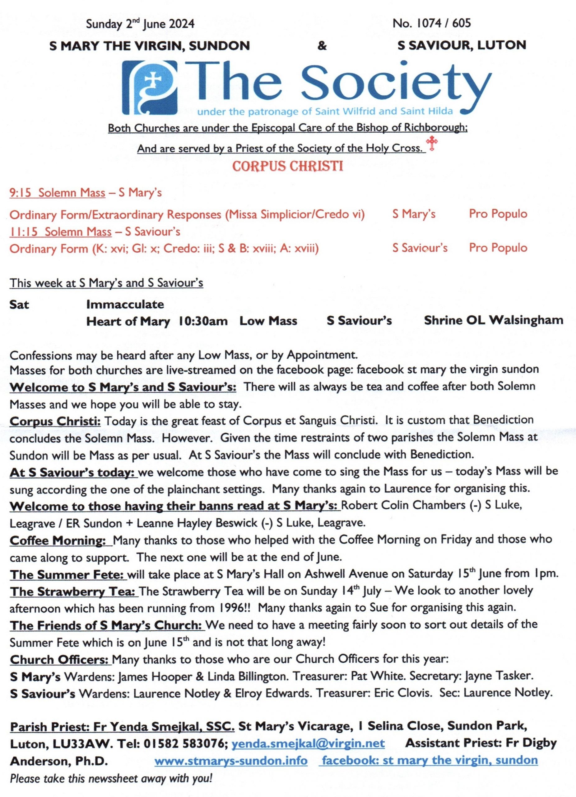 St Mary's Church Sundon – The Parish Church of Upper & Lower Sundon ...