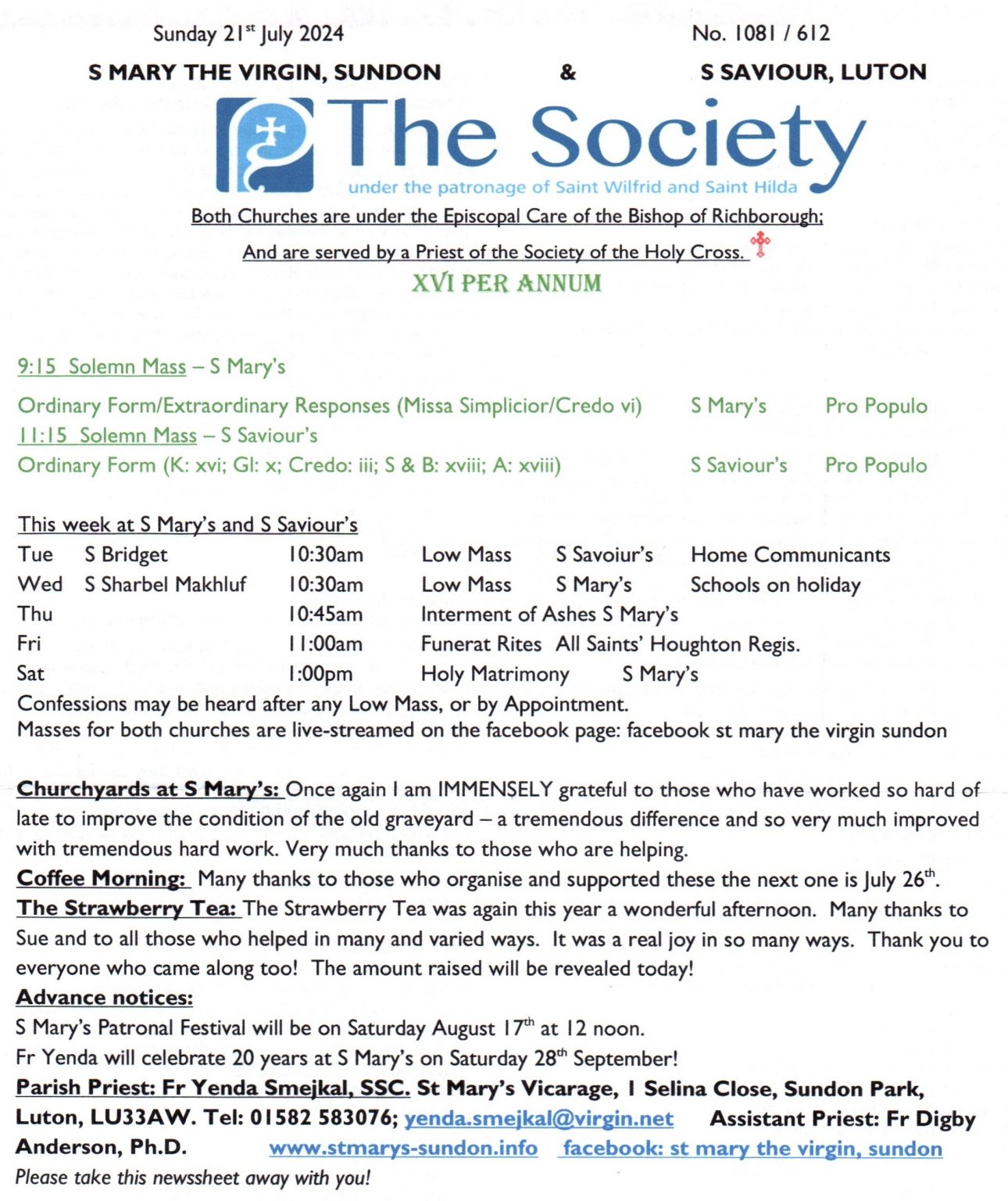 St Mary's Church Sundon – The Parish Church of Upper & Lower Sundon ...