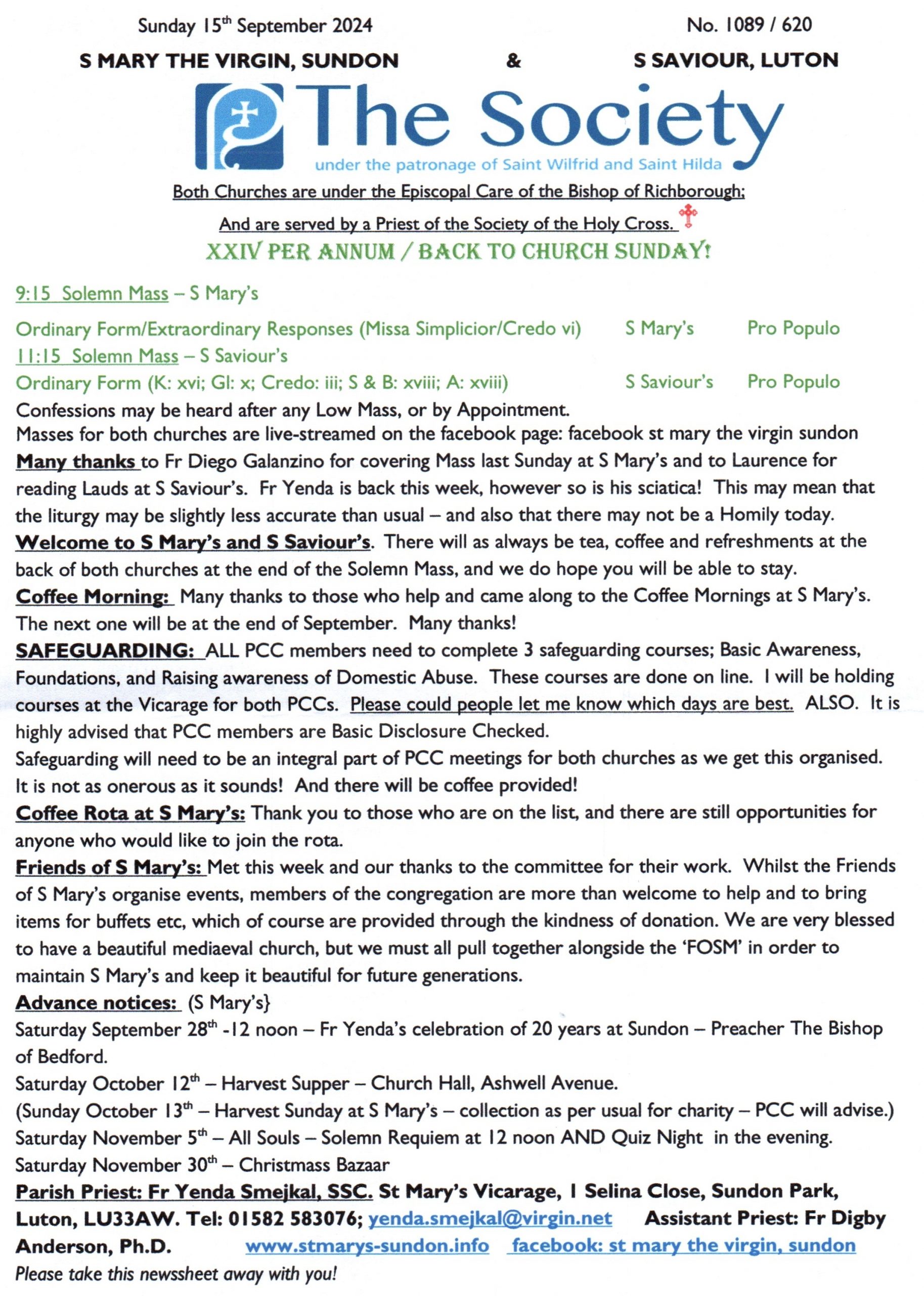 St Mary's Church Sundon – The Parish Church of Upper & Lower Sundon ...