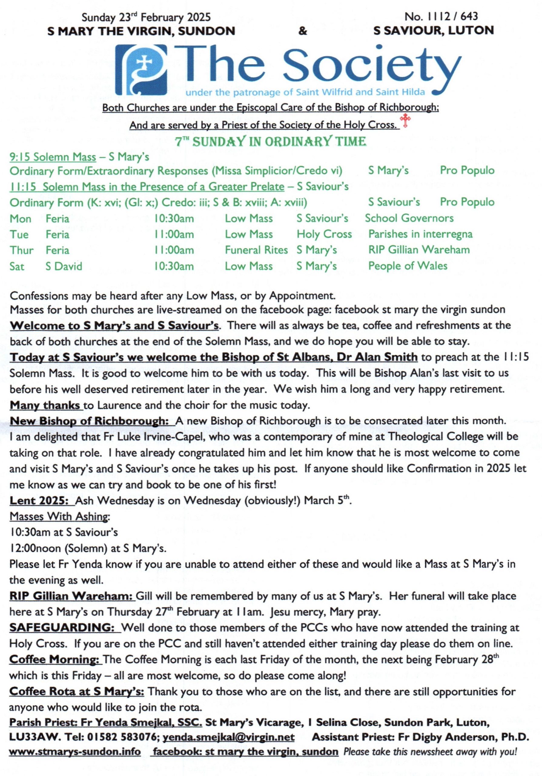 St Mary's Church Sundon – The Parish Church of Upper & Lower Sundon ...